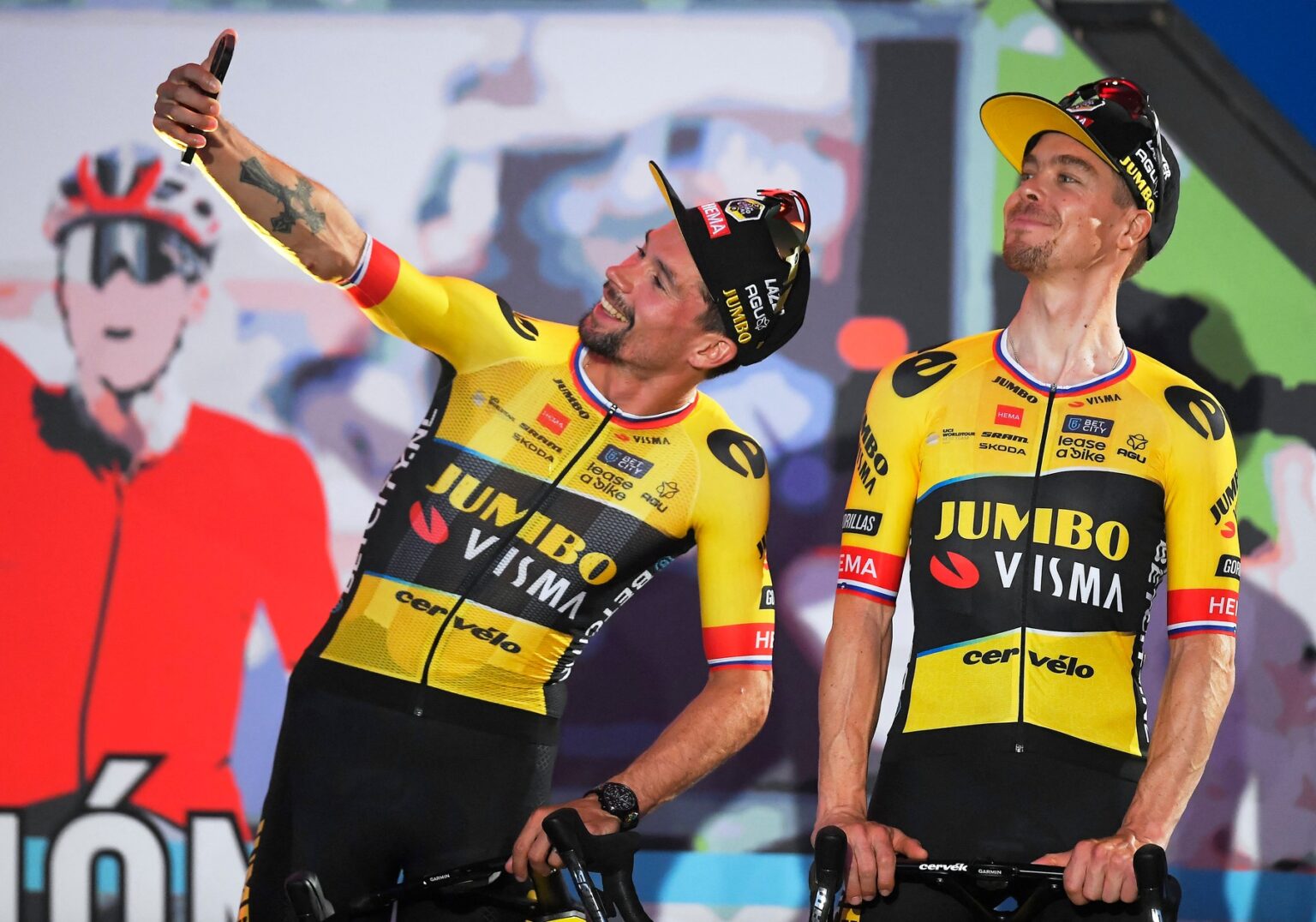 Primož Roglič na uvodu odlično razpoložen: "Nimamo samo dveh želez ...