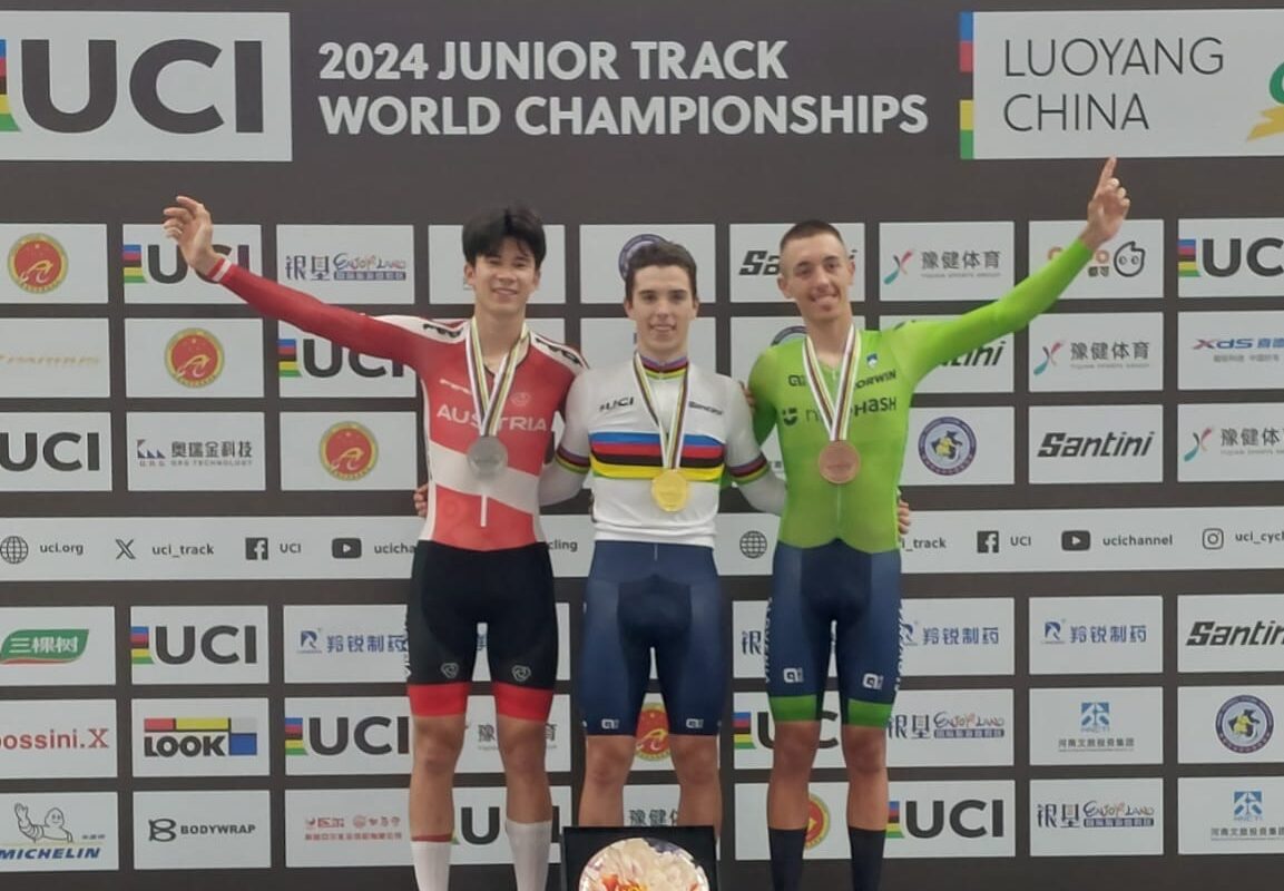 Peterlin do bronaste medalje na mladinskem SP na velodromu - Sportklub