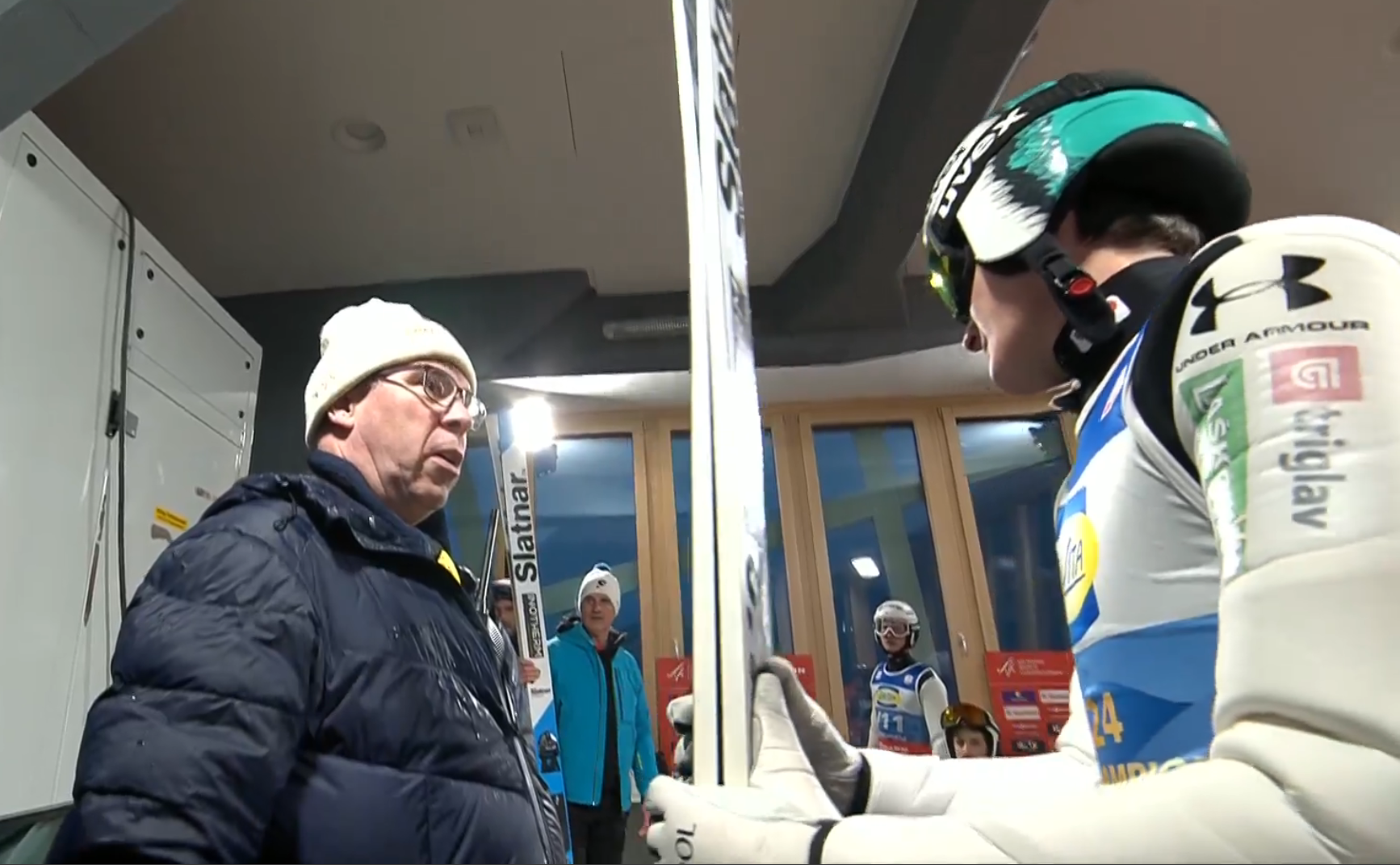 Peter Slatnar: Na vrhu letalnice je kamera, a posnetka magično ni ...